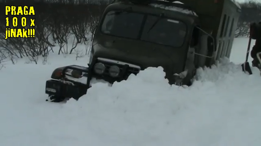 Náklaďák Praga V3S a test v zimě | Stream
